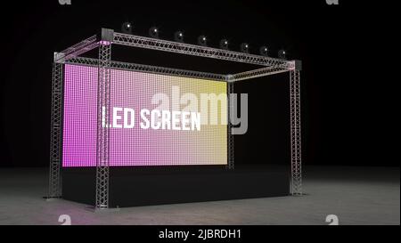 LED stage design Stock Photo - Alamy