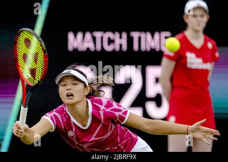 ROSMALEN - Tennis star Arianne Hartono in action at the international ...