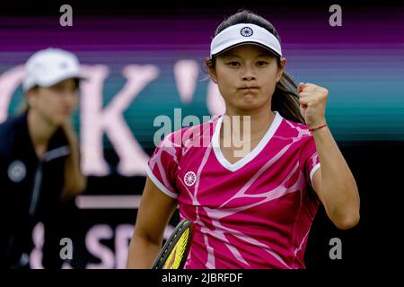 ROSMALEN - Tennis star Arianne Hartono in action at the international ...
