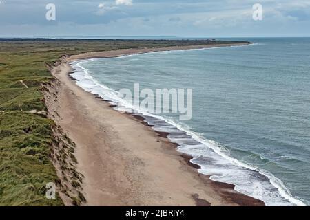 Denmark, Jutland, the Danish countryside (aerial view Stock Photo - Alamy