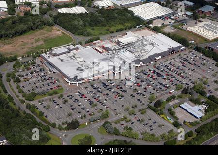 aerial view of Handforth Dean Retail Park Stock Photo - Alamy