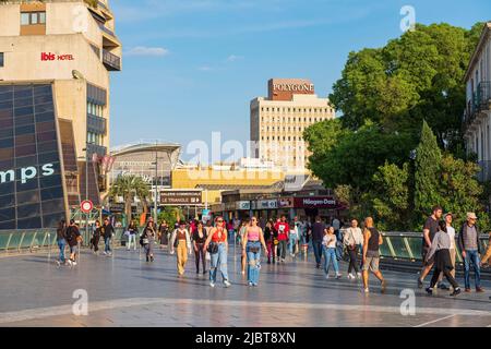 France, Herault, Montpellier, Triangle shopping centre and Triangle ...