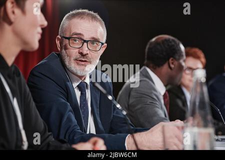 meeting business partners in the conference room Stock Photo - Alamy