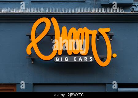 Cheers Big Ears, a bar restaurant on Bold Street in Liverpool Stock ...