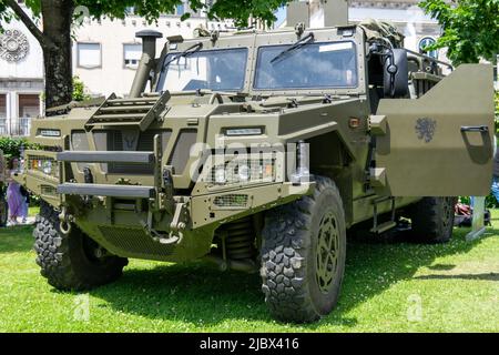 Vamtac armored vehicles of the Spanish Army on display for Armed Forces ...