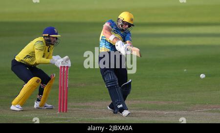 Birmingham Bears Jacob Bethell batting during the Vitality Blast T20 ...