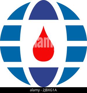 Blood icon logo design inspiration vector template Stock Vector Image ...