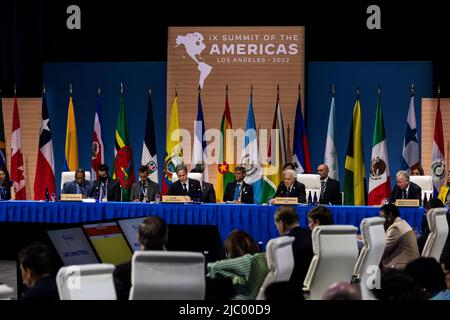 IX Summit of the Americas conference. 6/8/2022 LA Convention Center ...