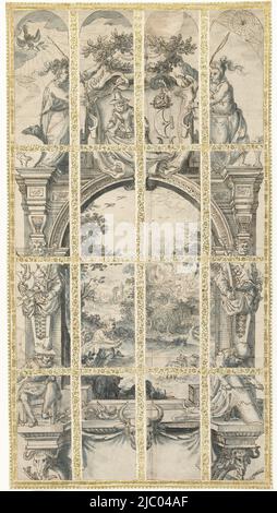 Moses (design for a stained glass window for the church La Sagesse in ...