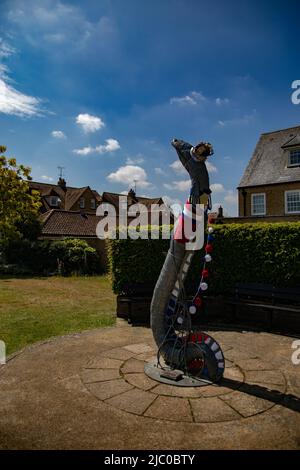 The Ely Eel, Ely, Cambridgshire decorated for the Platinum Jubilee ...