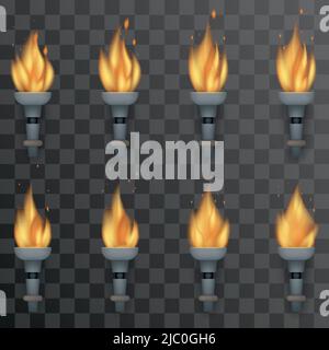 Animated Fire Torch