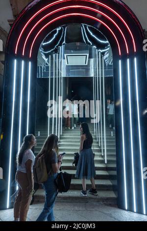 Milan, Italy - june 8 2022 -Fuorisalone design week at University ...