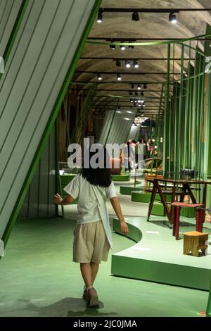 Milan, Italy - june 8 2022 -Fuorisalone design week at University ...