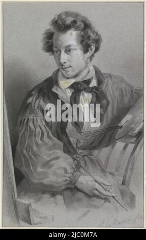 Portrait of Petrus Kiers, for the donkey, Hendrik Leonard Muller, 1816 ...