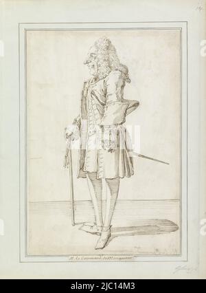 Two tree trunks, George Pieter Westenberg, 1801 - 1873 drawing paper ...