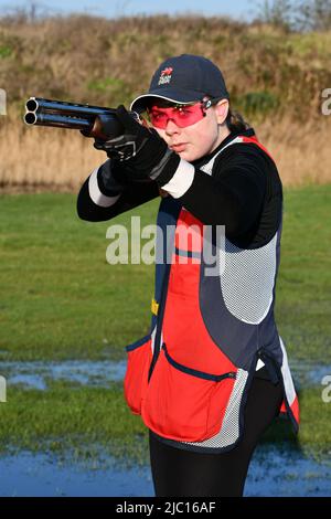 Young Olympic Skeet athlete Stock Photo - Alamy