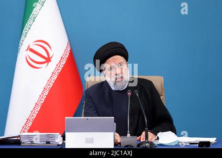 Tehran, Tehran, Iran. 8th June, 2022. A handout picture provided by the ...