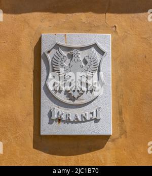 A picture of the Kranj coat of arms Stock Photo - Alamy