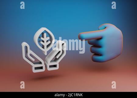 Beautiful illustrations abstract Hand index finger points to Wedding ...