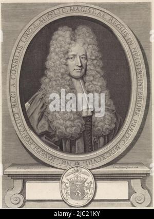 Portrait of Nicolas-Joseph Foucault, Pieter van Schuppen, After Nicolas ...