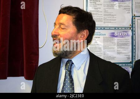 Portrait of British politician David Blunkett 2002 Stock Photo - Alamy