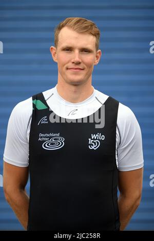 Dortmund, Germany. 09th June, 2022. The new German Eight is sailing on ...