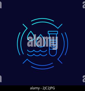 Water pollution control linear icon Stock Vector Image & Art - Alamy