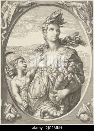 Ceres in Proserpina, Paul Tetar van Elven, After Jan Saenredam, After ...