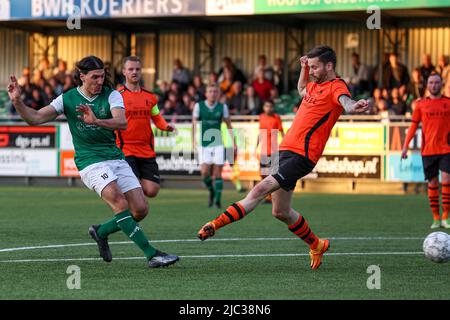HAAKSBERGEN, NETHERLANDS - JUNE 9: Cenk Uguz of HCS'21 during the Dutch ...