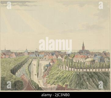 View of the Valkhof and Belvedere in Nijmegen. View of the ...