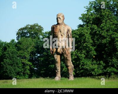 The Yoxman. Yoxman Statue, view from the A12 road, Yoxford, Saxmundham ...