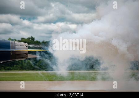 CHESTERFIELD, Mo. (June 8, 2022) Lt. Griffin Stangel, the #7 pilot and ...