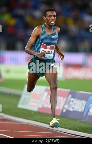 June 9, 2022, Rome, Italy: Lamecha Girma (ET) during the Wanda Diamond ...