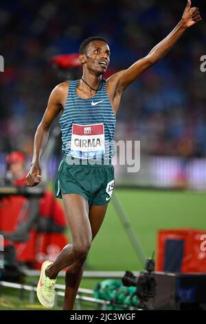 June 9, 2022, Rome, Italy: Lamecha Girma (ET) during the Wanda Diamond ...