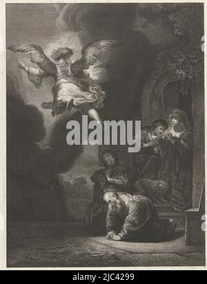 The Angel Leaves Tobias and His Family Stock Photo - Alamy