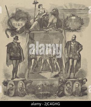 a memorial plaque for the 300th anniversary of the battle of the battle ...