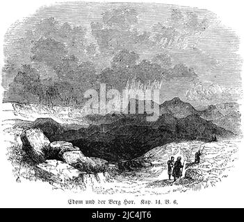 mount hor Old Testament mountain Land of Edom Dead Sea Jordan ...