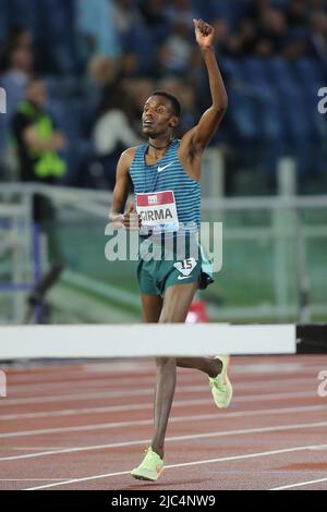 June 9, 2022, Rome, Italy: Lamecha Girma (ET) during the Wanda Diamond ...