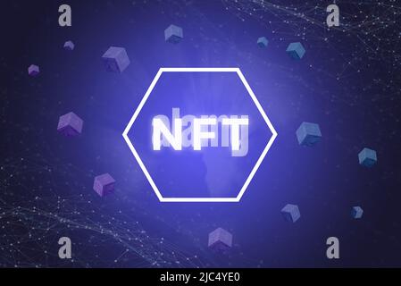 Hexagon Background - Illustration Stock Photo - Alamy