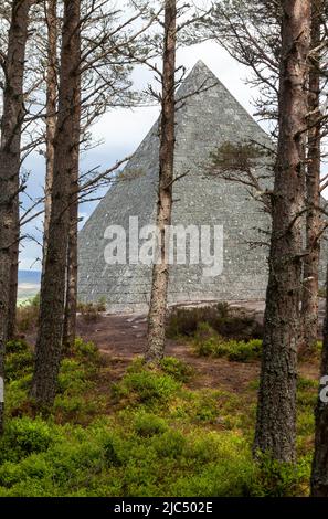 Prince Albert’s Pyramid on the Balmoral Estate, Scotland Stock Photo ...