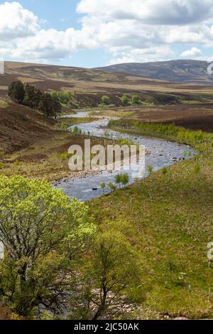 River Meandering Through Scotland Stock Photo - Alamy