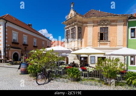 Rathausplatz (Main Square), Rust am See, Burgenland, Austria Stock ...