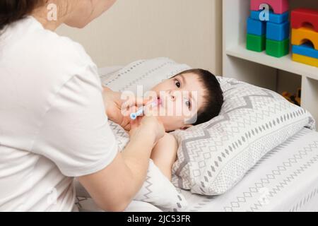 child, sick, measured fever, children, childs, kid, kids, ill, illness ...