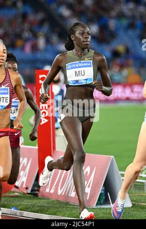 Mu Athing during Wanda Diamond League,at the Olimpico Stadium, 9 Jun ...