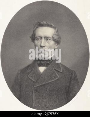 This portrait of Johan Rudolf Thorbecke by Adrien Canelle depicts one ...