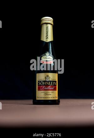 Belgrade, Serbia - Jun, 7, 2022: Bottle of popular Austrian sparkling ...