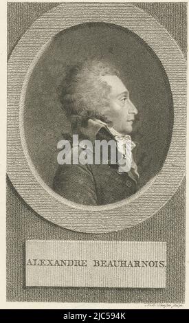 Portrait of Alexandre Beauharnois, Lambertus Antonius Claessens, c ...