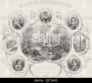 a memorial plaque for the 300th anniversary of the battle of the battle ...