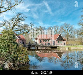Waterwheel mill of Singraven *** Local Caption *** Netherlands,windmill ...