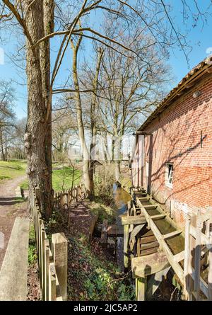 Waterwheel mill called Frans *** Local Caption *** Netherlands,windmill ...